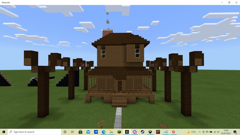 monster house Minecraft Map