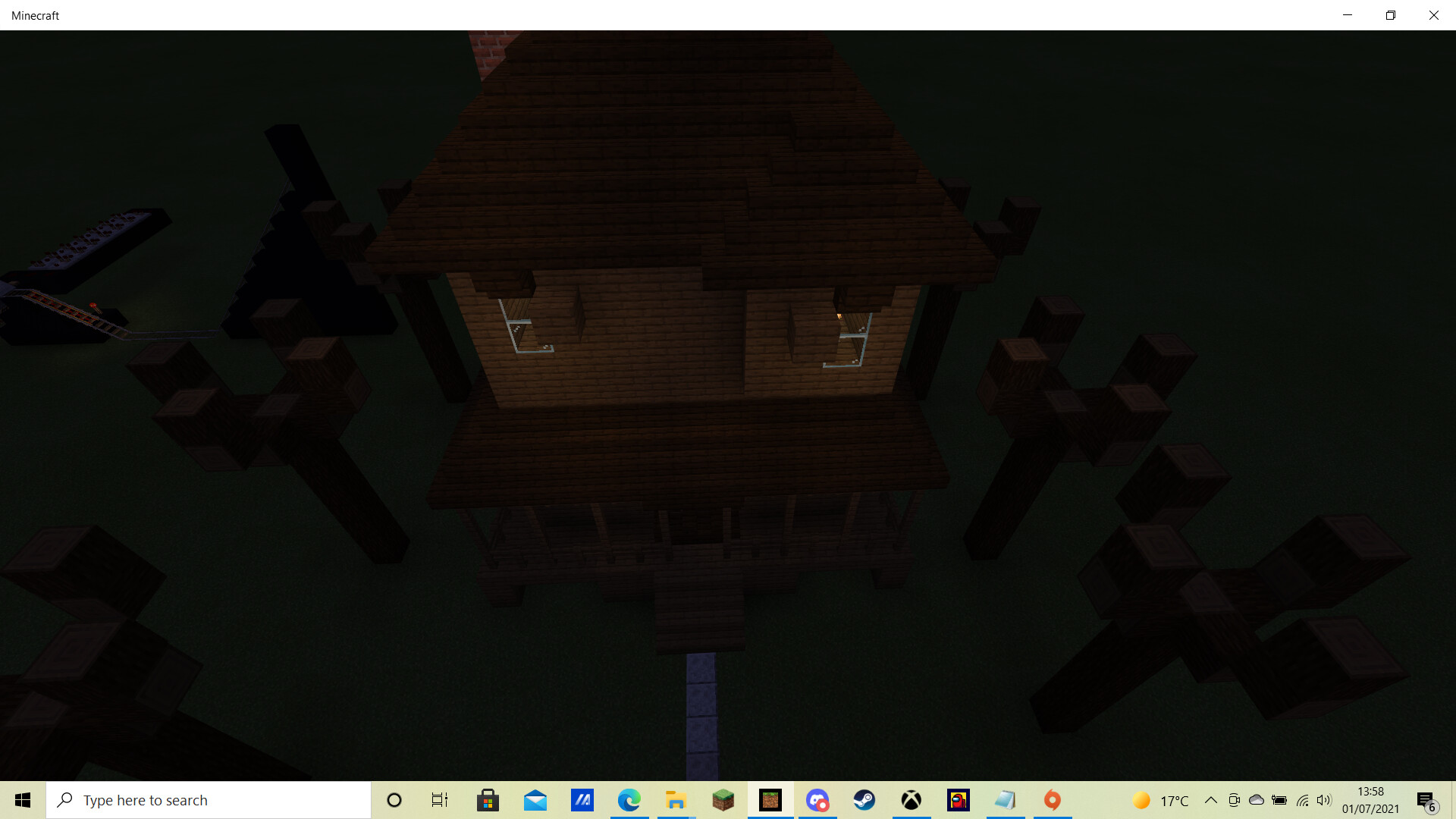 monster house Minecraft Map