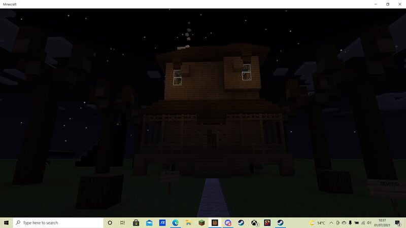 monster house Minecraft Map