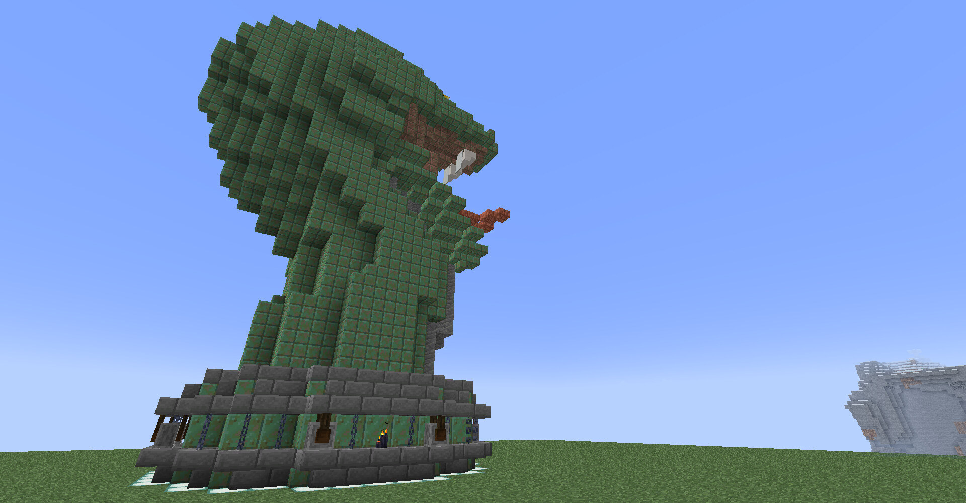 copper snake statue Minecraft Map