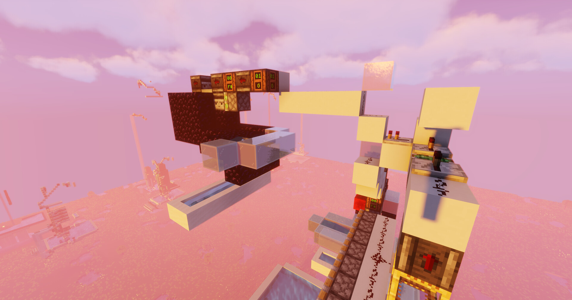 75,000/h Nether Tree Farm 3k/h shroomlights HONEYLESS, SLIMEBLOCKLESS ...