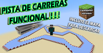 Racetrack Minecraft Maps with Downloadable Schematic