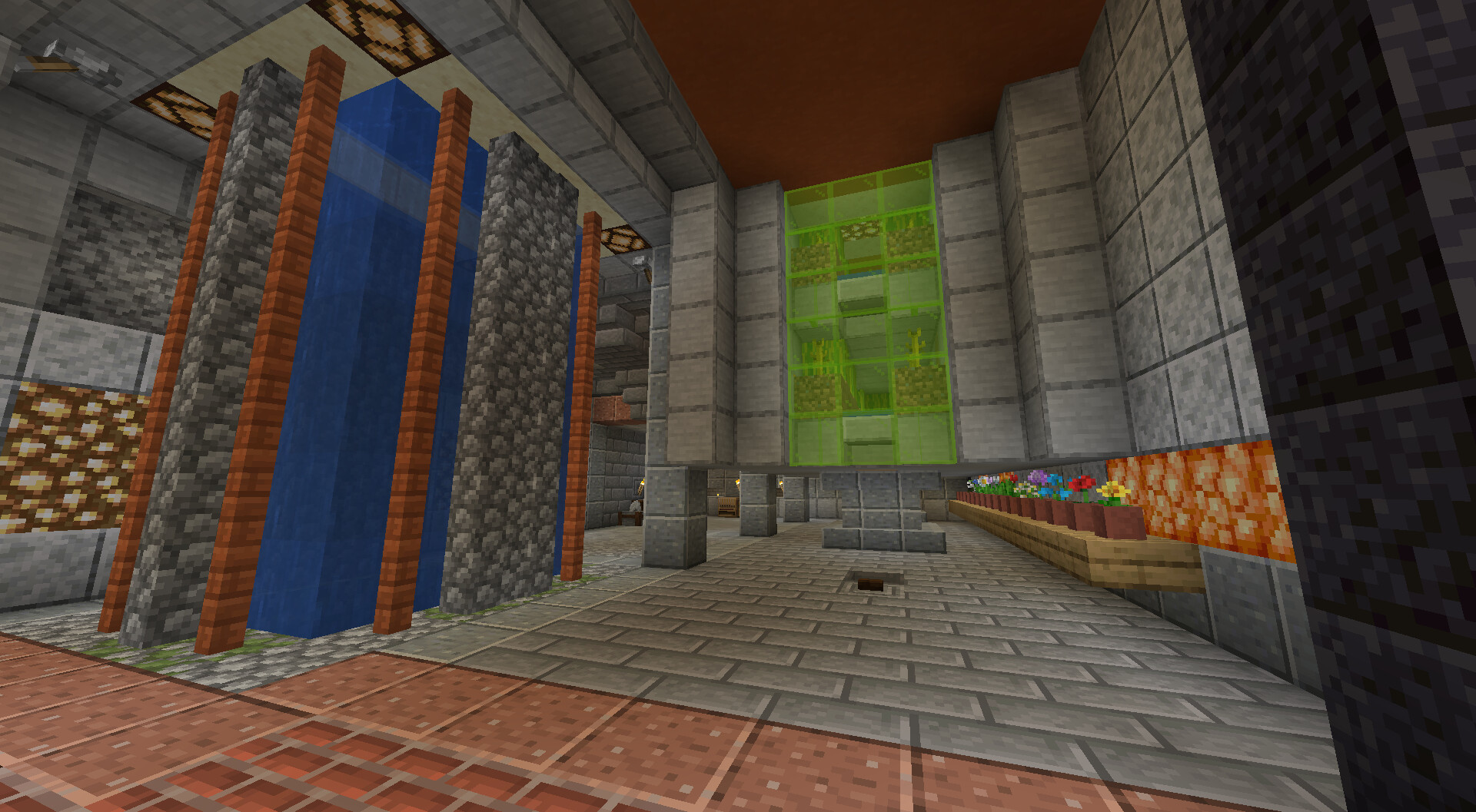 Rooftop Farm Base Minecraft Map