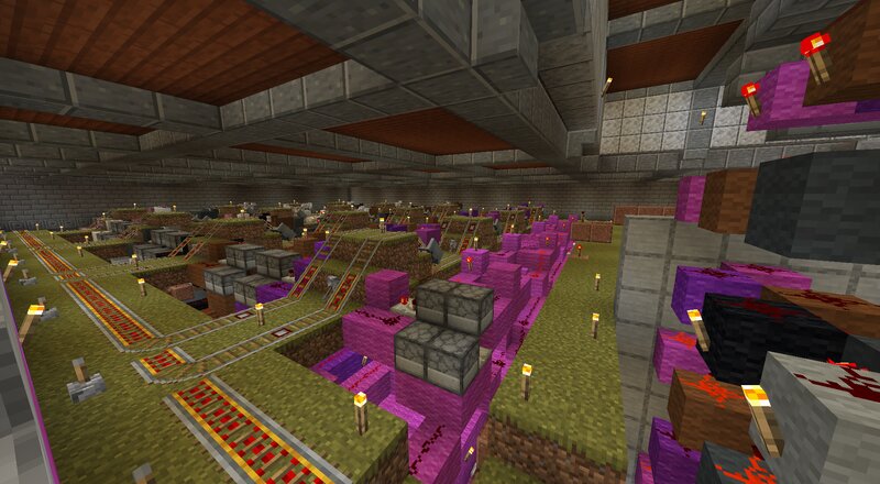 Rooftop Farm Base Minecraft Map