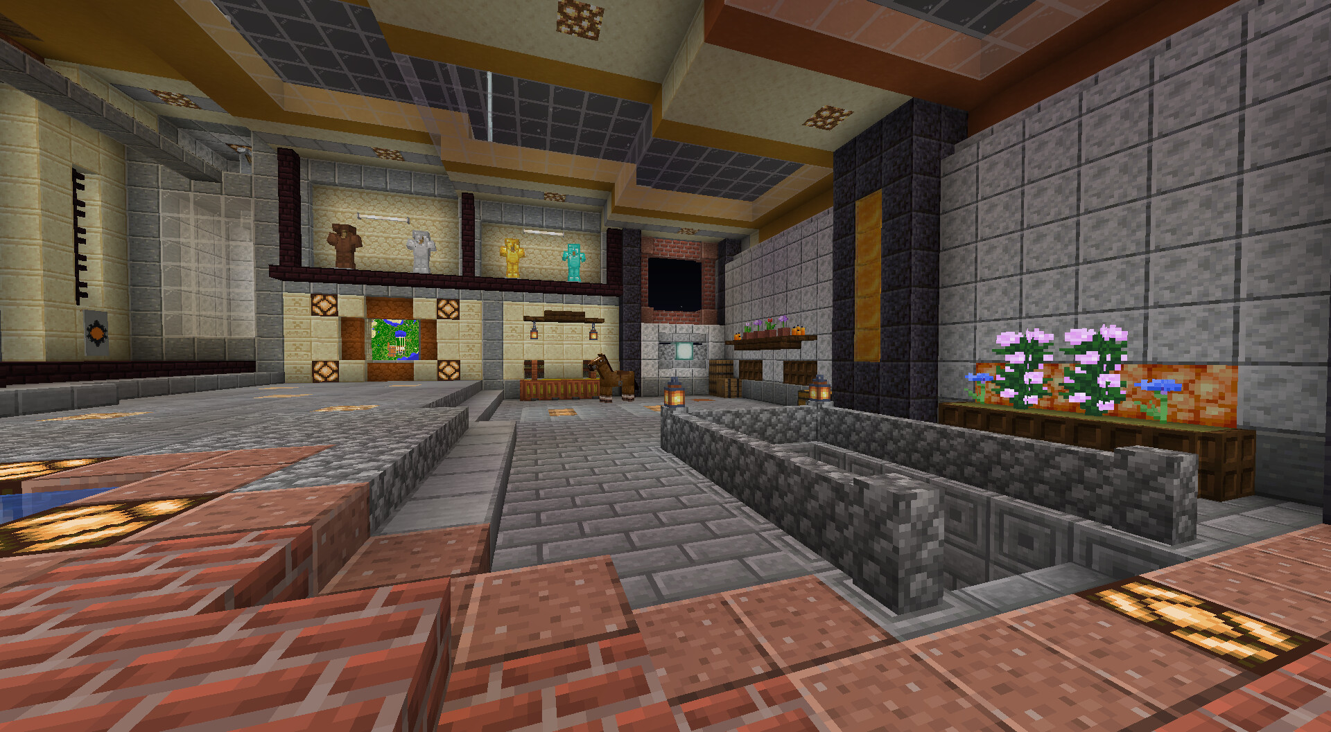 Rooftop Farm Base Minecraft Map