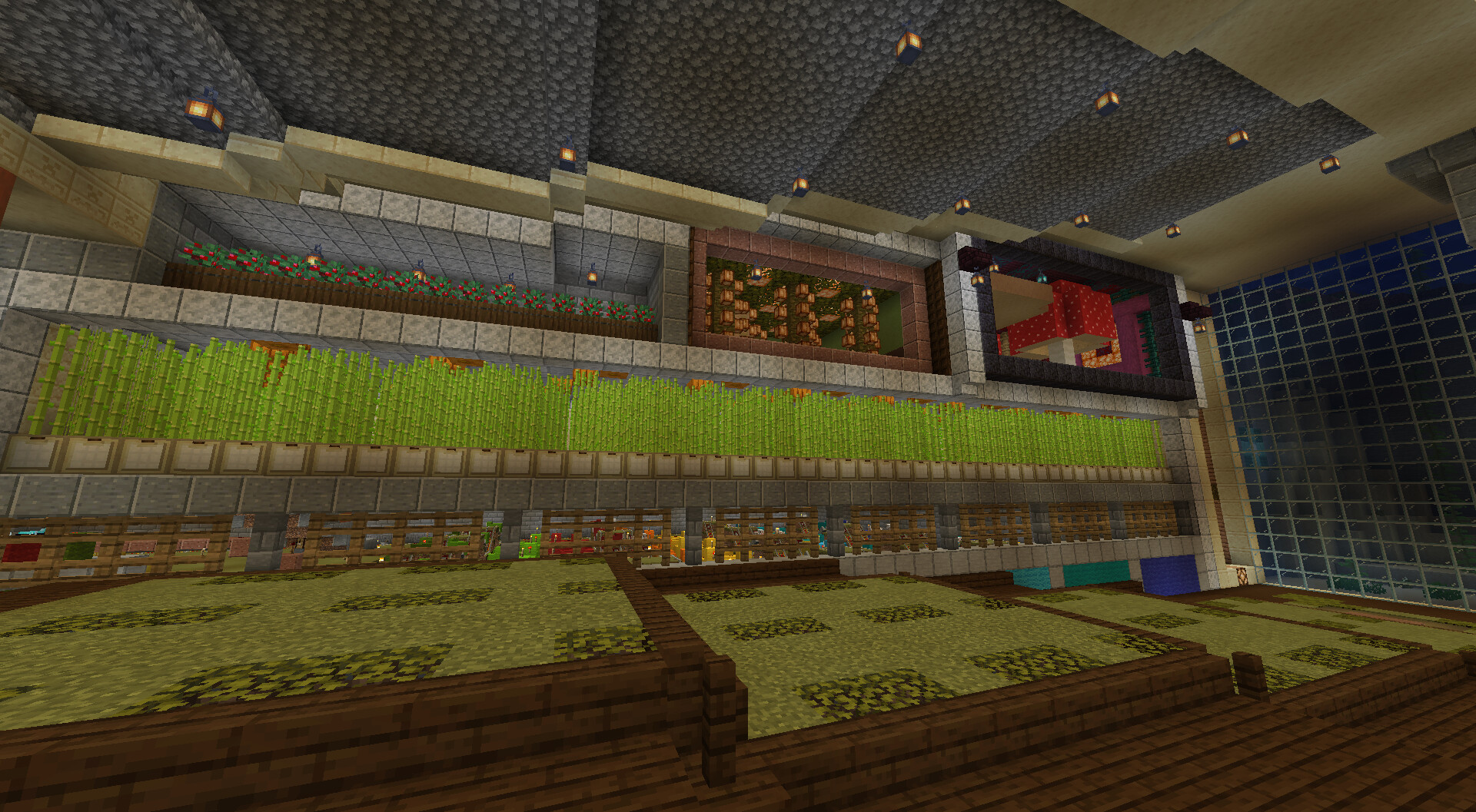 Rooftop Farm Base Minecraft Map