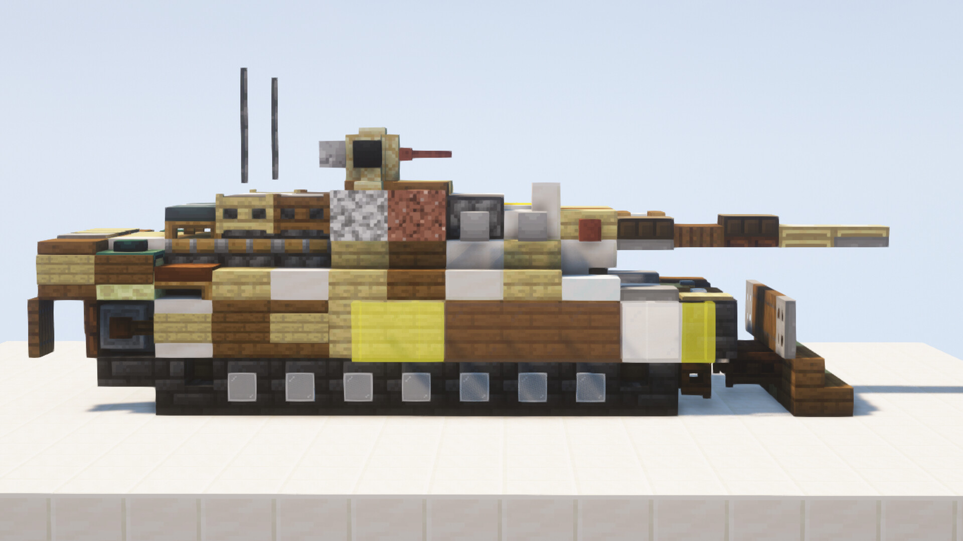 Leopard 2 PSO Main Battle Tank - 1.5:1 scale Minecraft Map