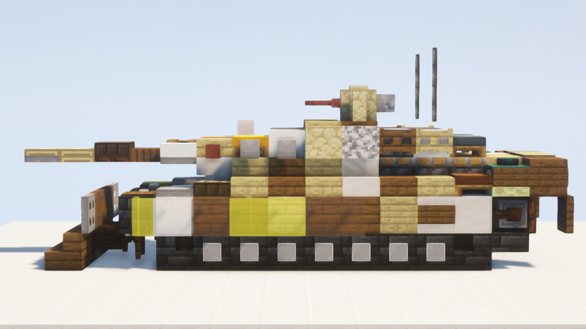 Leopard 2 PSO Main Battle Tank - 1.5:1 scale Minecraft Map