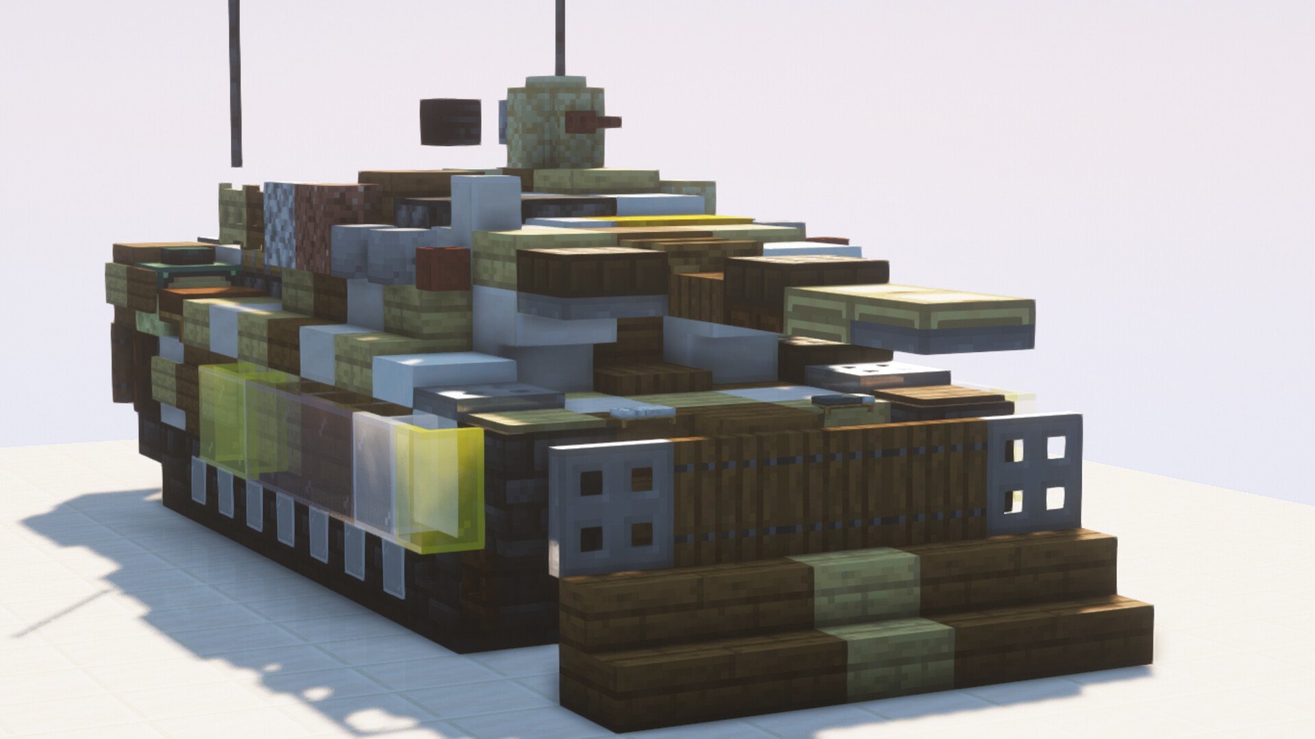 Leopard 2 PSO Main Battle Tank - 1.5:1 scale Minecraft Map
