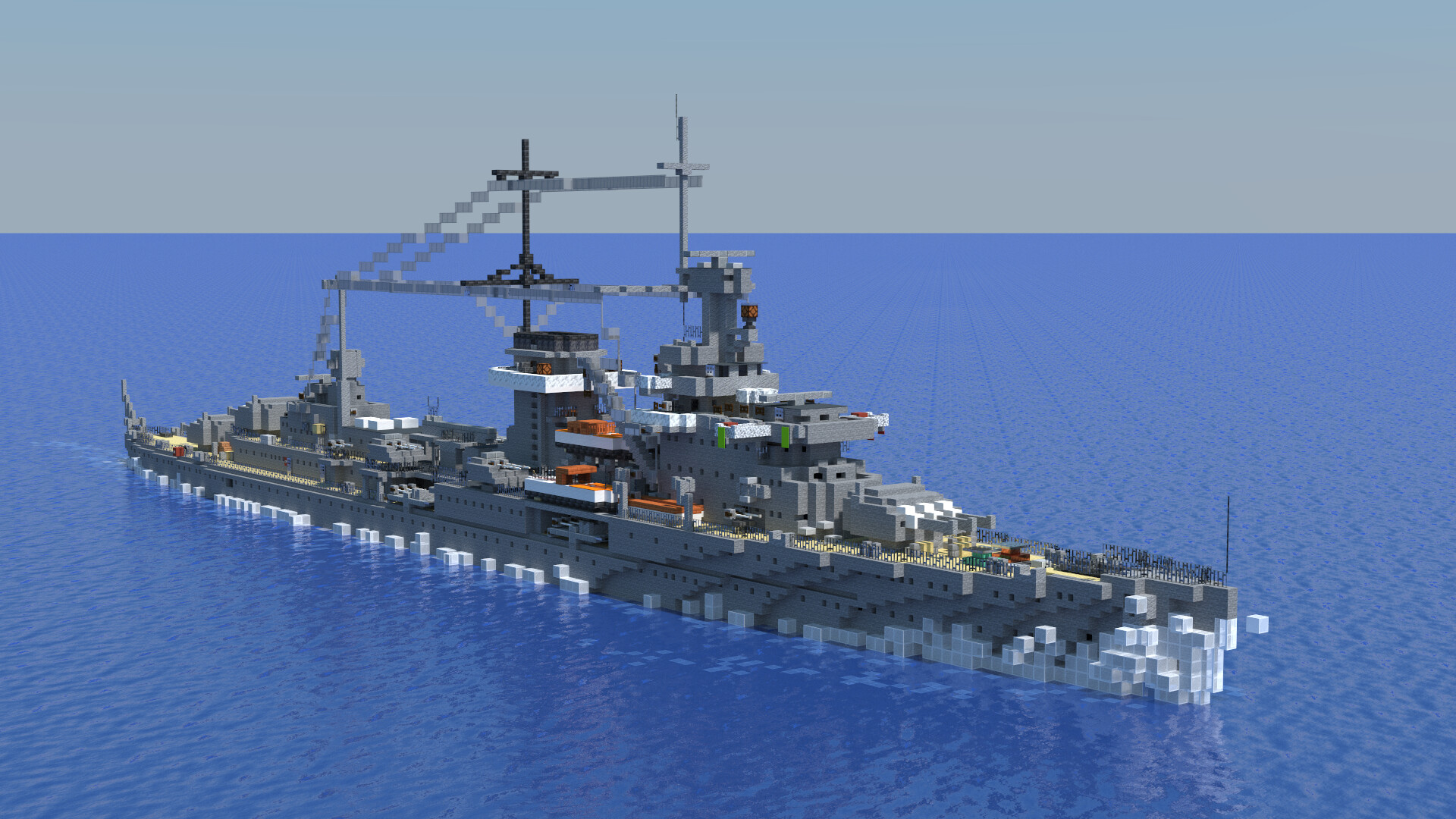 German Cruiser Nürnberg (1934) Minecraft Map