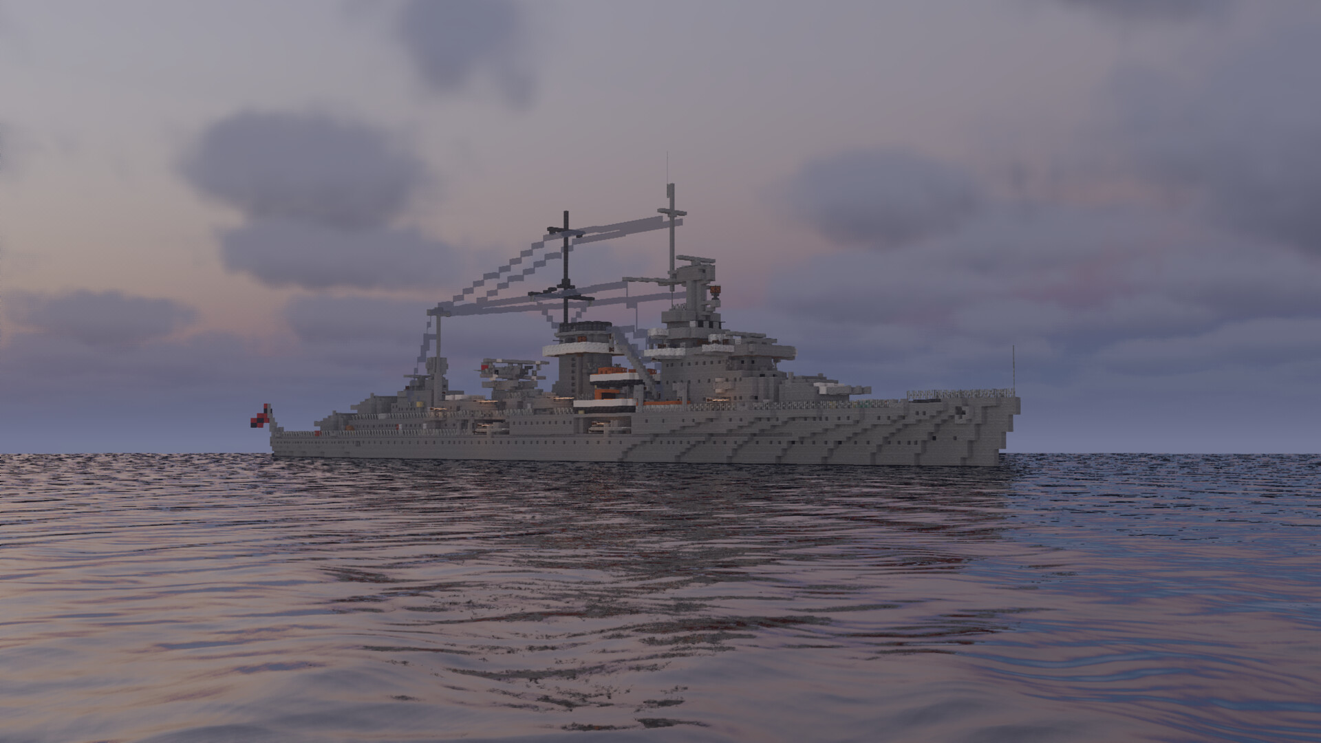 German Cruiser Nürnberg (1934) Minecraft Map