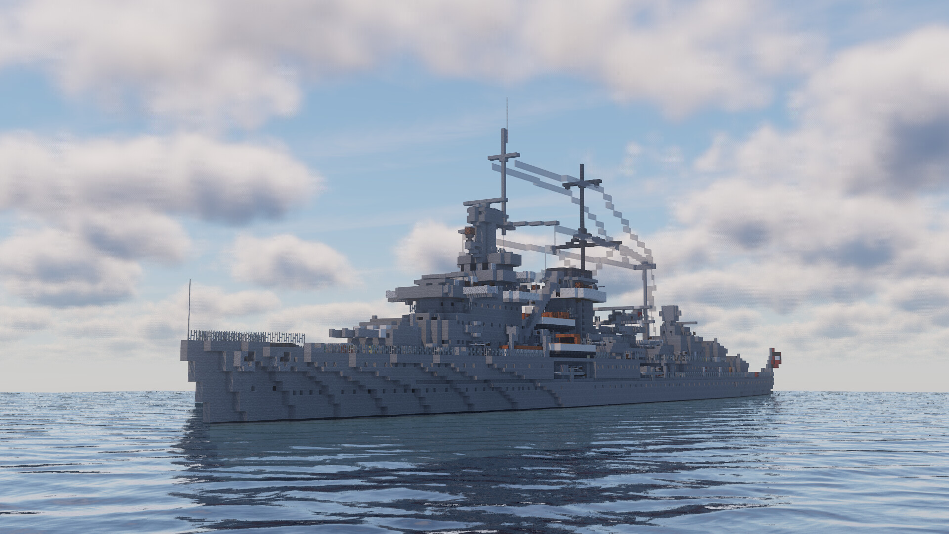 German Cruiser Nürnberg (1934) Minecraft Map