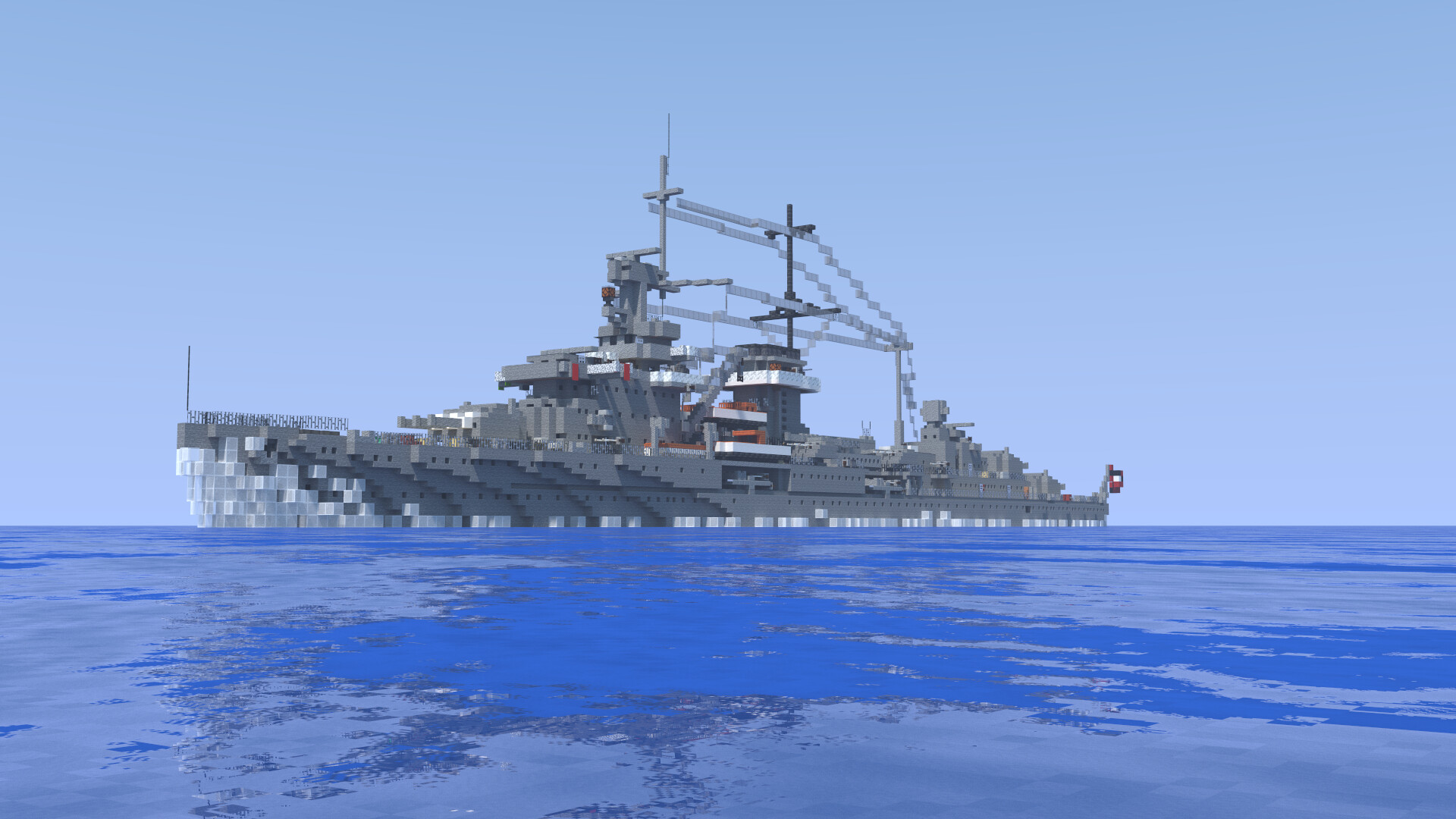 German Cruiser Nürnberg (1934) Minecraft Map