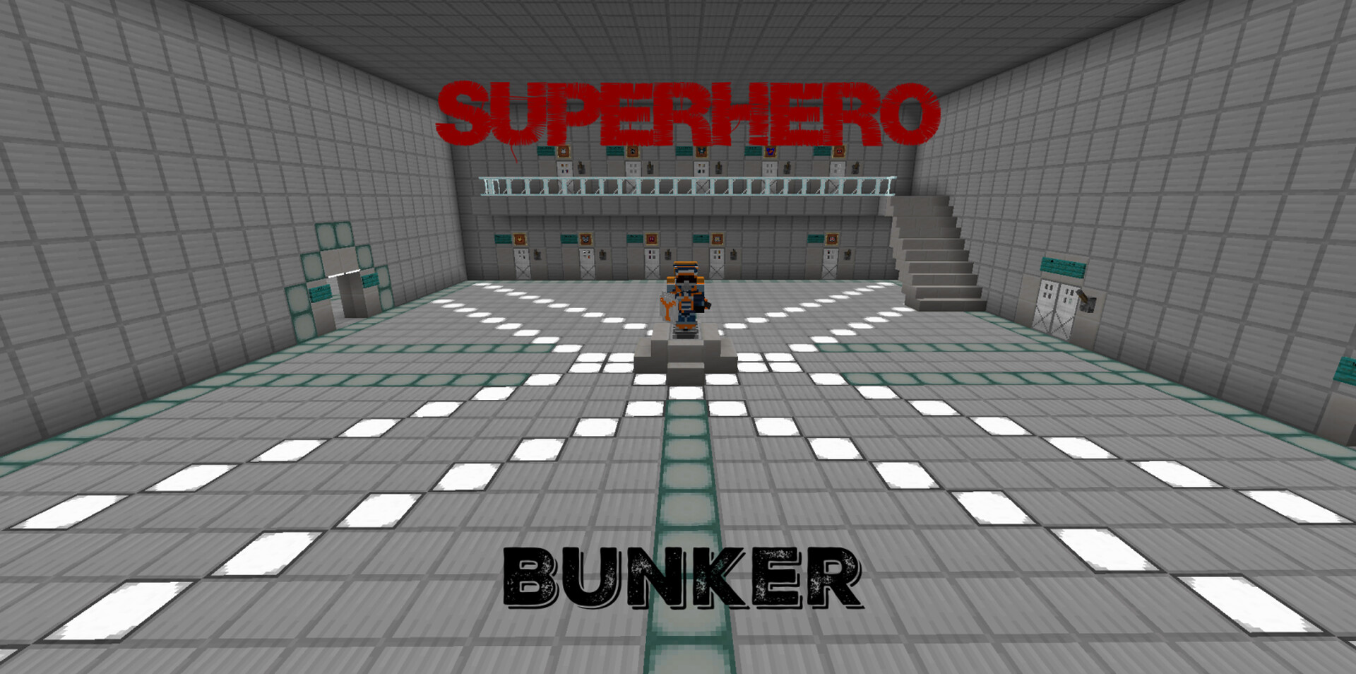 Superhero Bunker Minecraft Map