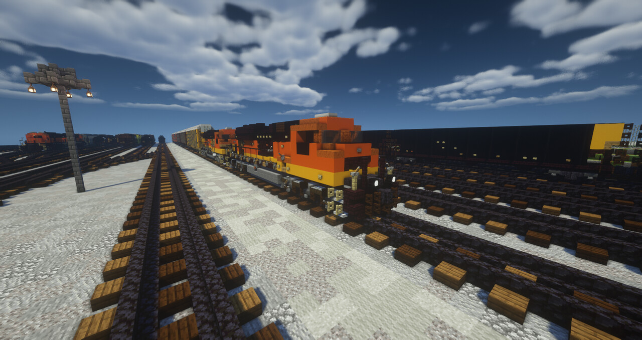 BNSF EMD SD70ACe Minecraft Map