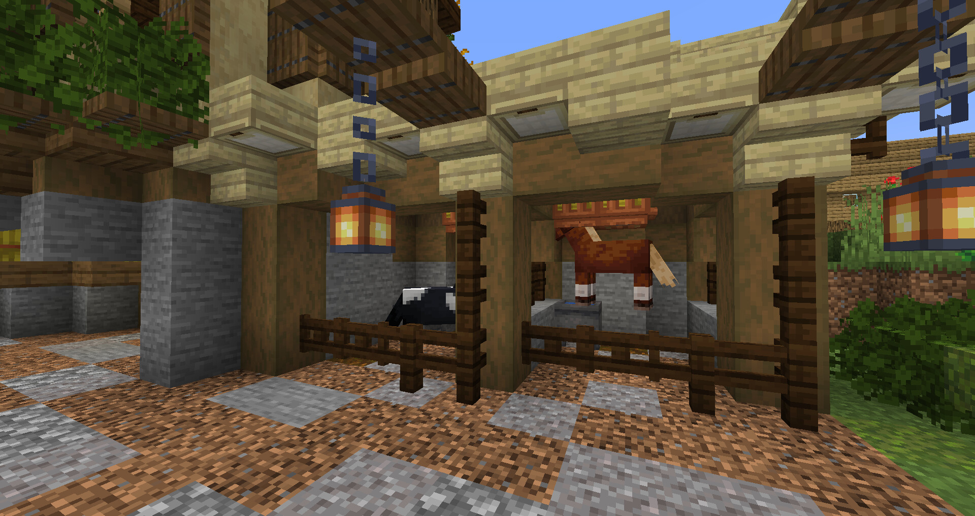 Lost Wolf Build S1- Stables Minecraft Map