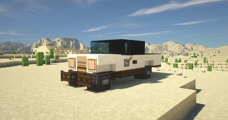 Jeep Gladiator Sport (White) Minecraft Map