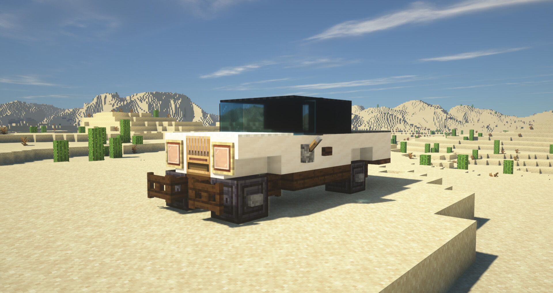 Jeep Gladiator Sport (White) Minecraft Map