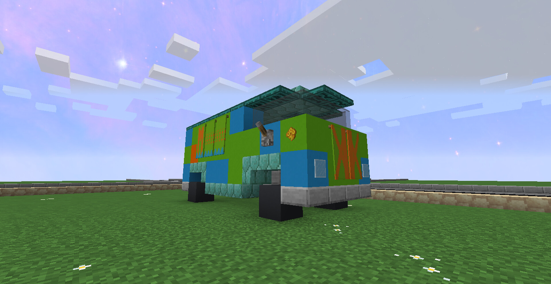 The Mystery Machine from Scooby Doo!!! 1.16.5 Minecraft Map
