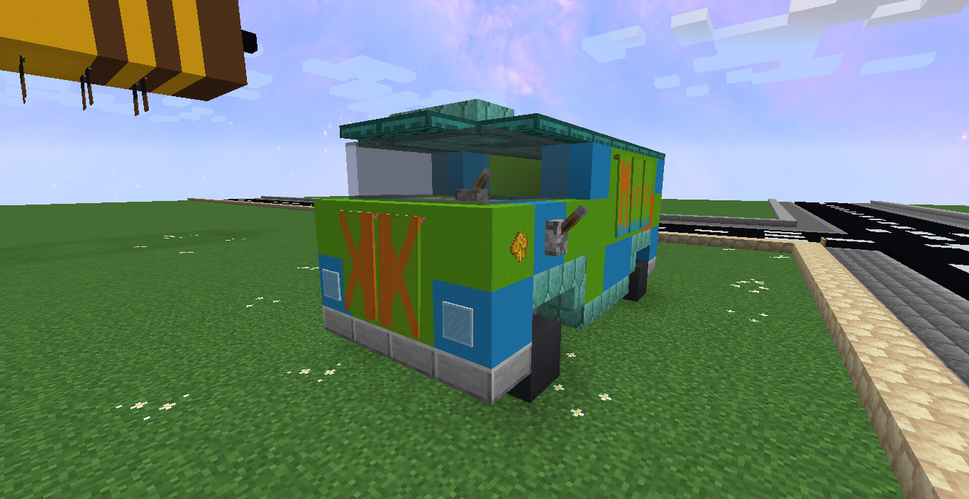 The Mystery Machine from Scooby Doo!!! 1.16.5 Minecraft Map