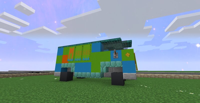 The Mystery Machine from Scooby Doo!!! 1.16.5 Minecraft Map
