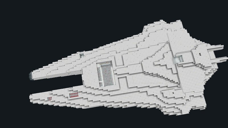 Harrower Class Dreadnought (Star Wars) [With Complete Interior ...