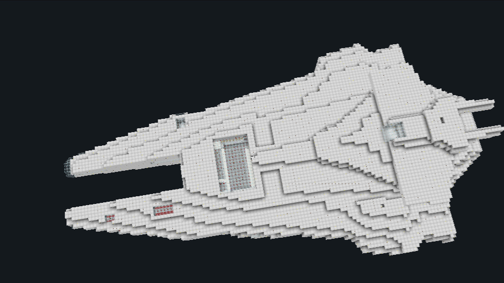 Harrower Class Dreadnought (Star Wars) [With Complete Interior] Minecraft Map