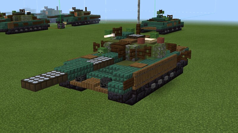 1.5:1 scale T-72 Variants PART 1 Minecraft Map