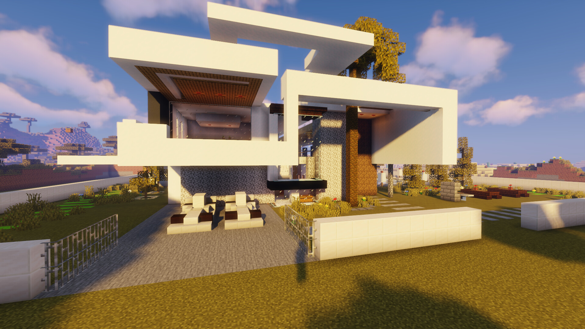 Sleek Modern House Minecraft Map