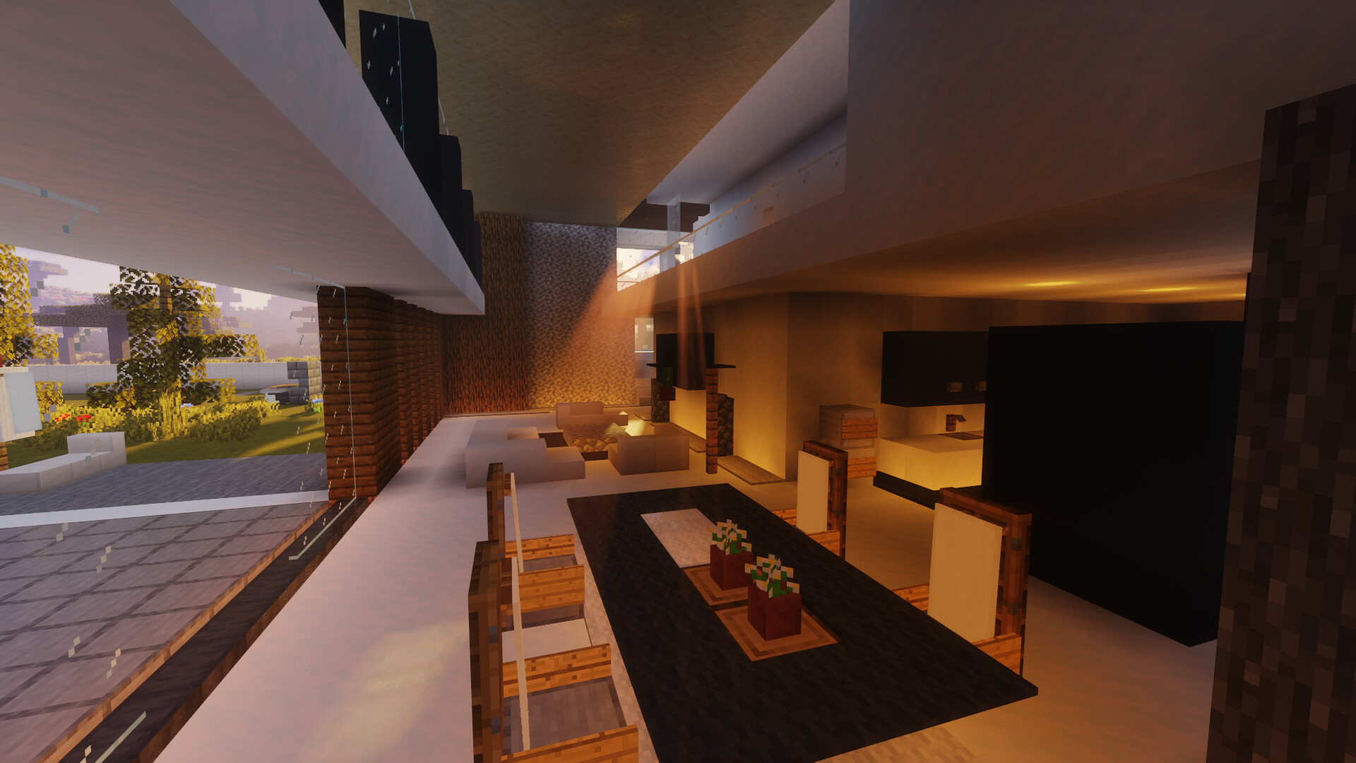 Sleek Modern House Minecraft Map