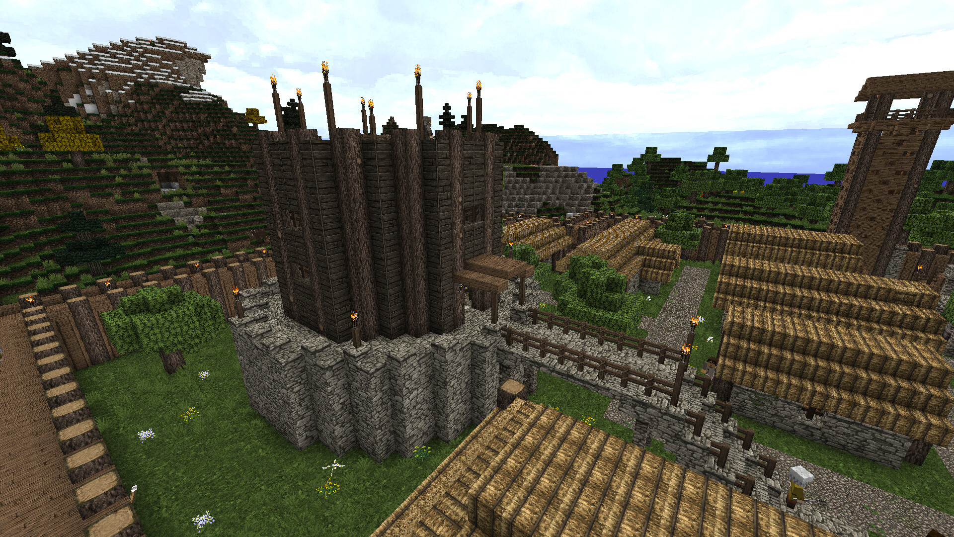 Wooden donjon Minecraft Map