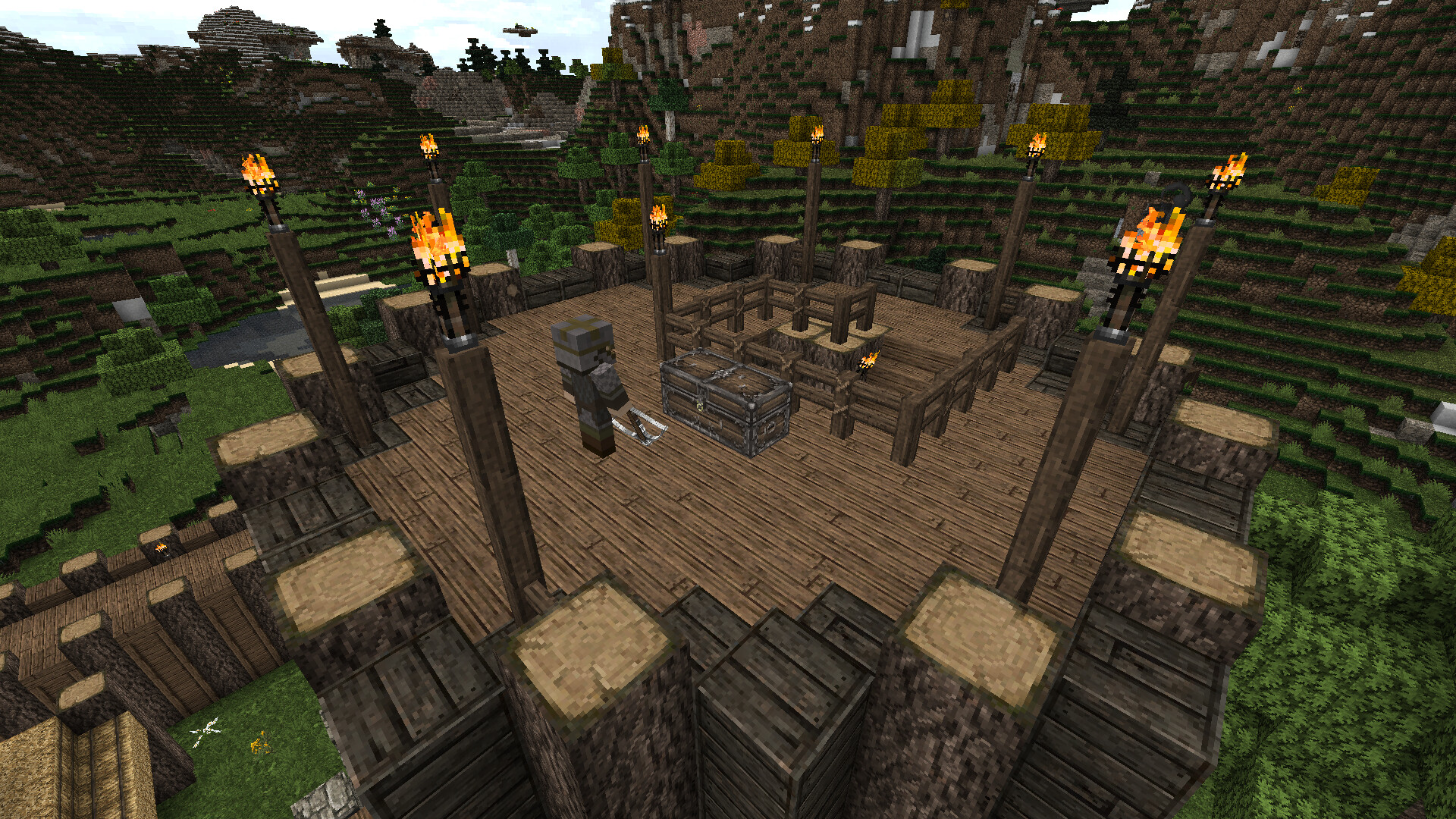 Wooden donjon Minecraft Map