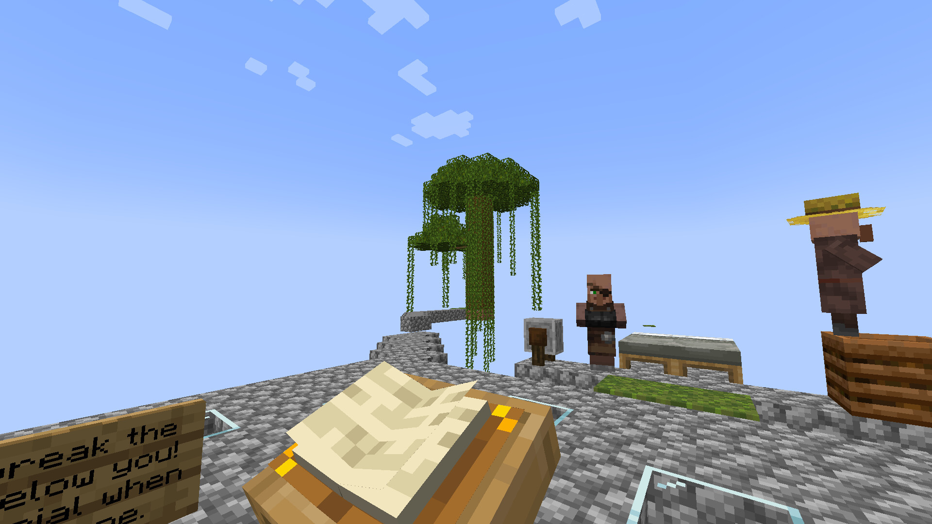 Skyblock, but it's really easy. Minecraft Map