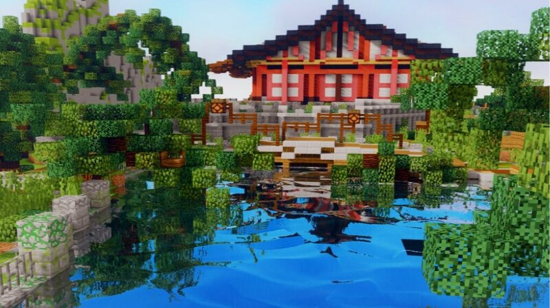 Pearl55's Japanese-style world Minecraft Map