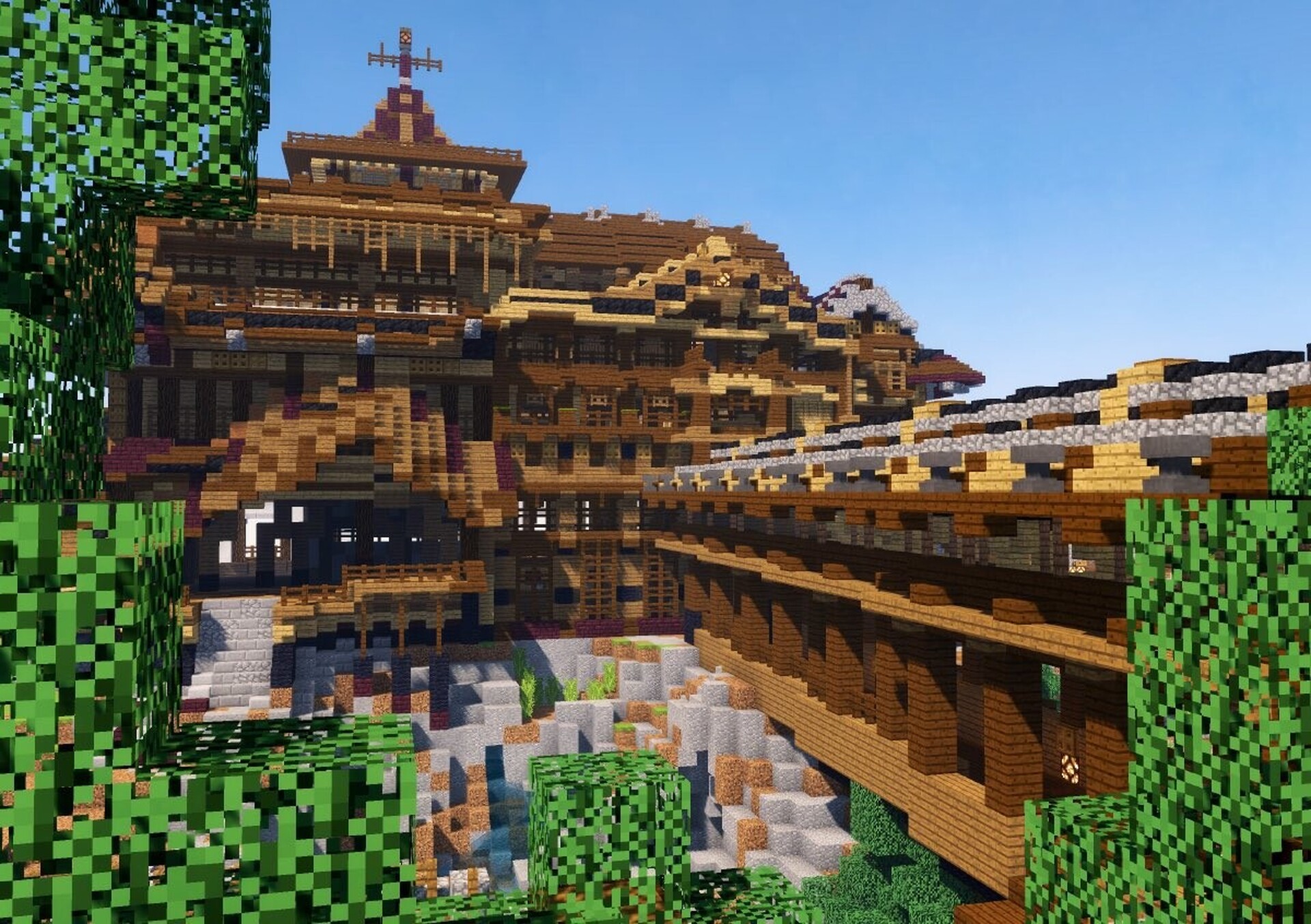 Pearl55's Japanese-style world Minecraft Map