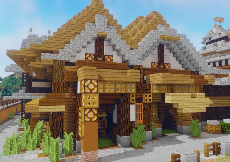 Pearl55's Japanese-style world Minecraft Map