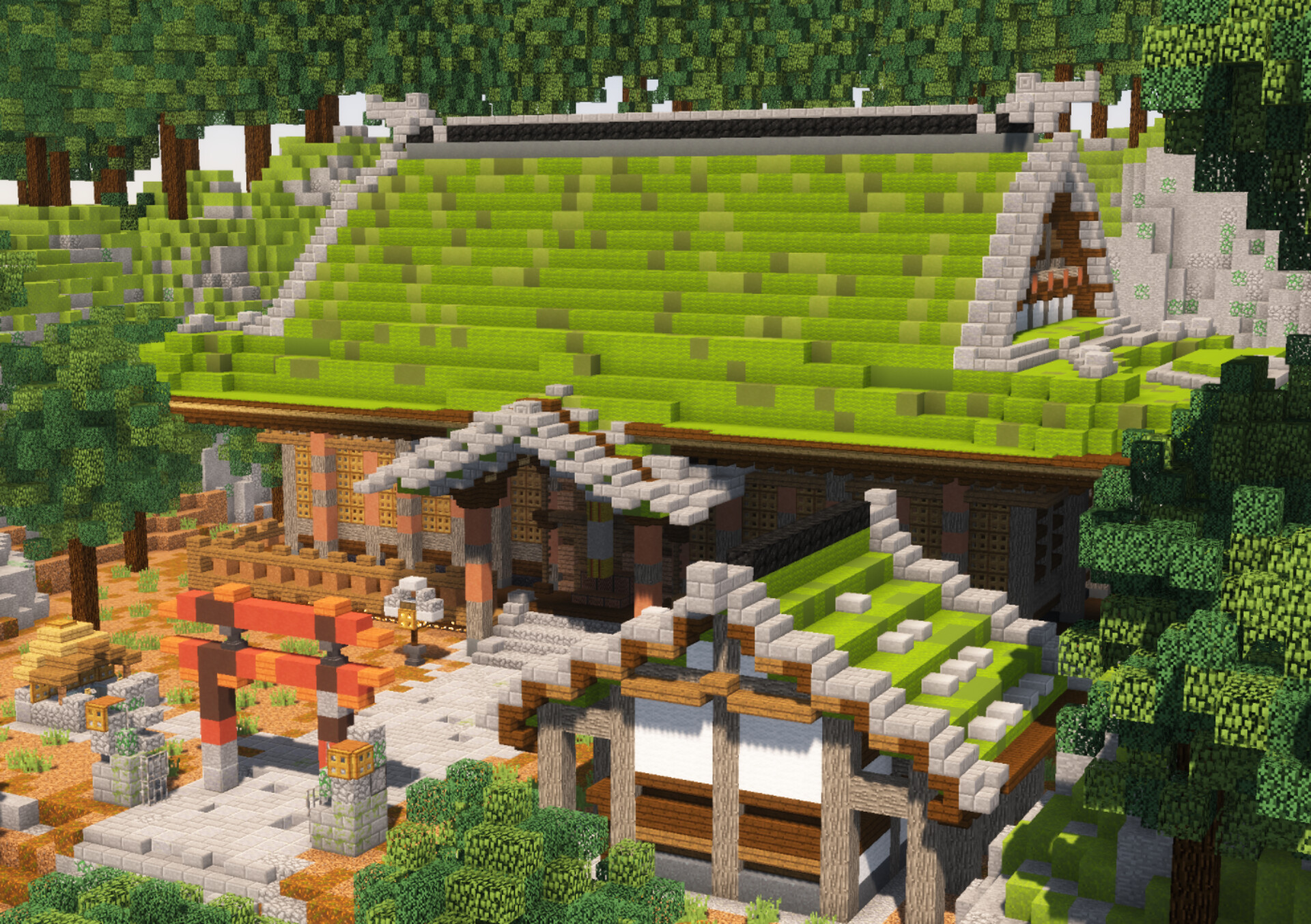Pearl55's Japanese-style world Minecraft Map