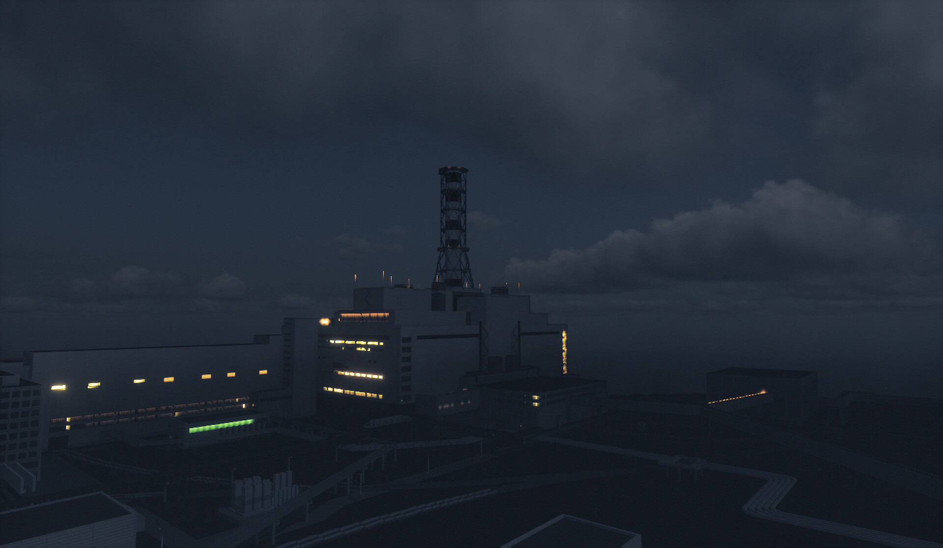 a fictional copy of the Chernobyl nuclear power plant, RBMK 1000 ...