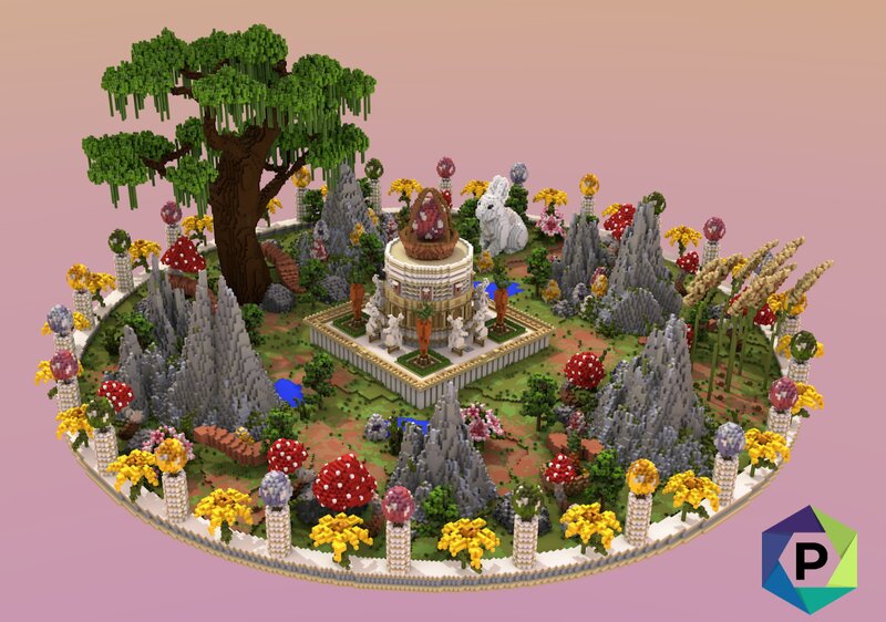 Easter KitPvP Map & Spawn | 1.8+ Minecraft Map