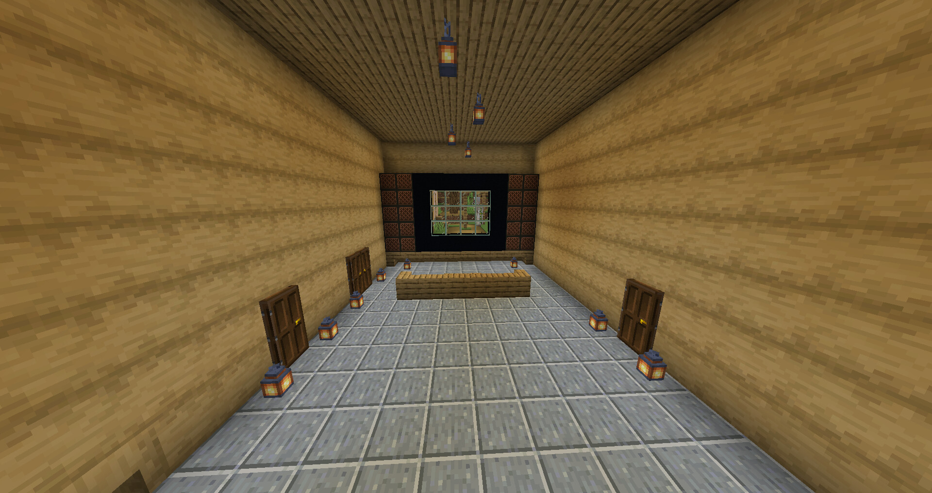 The Non-Euclidean Wacky House Minecraft Map