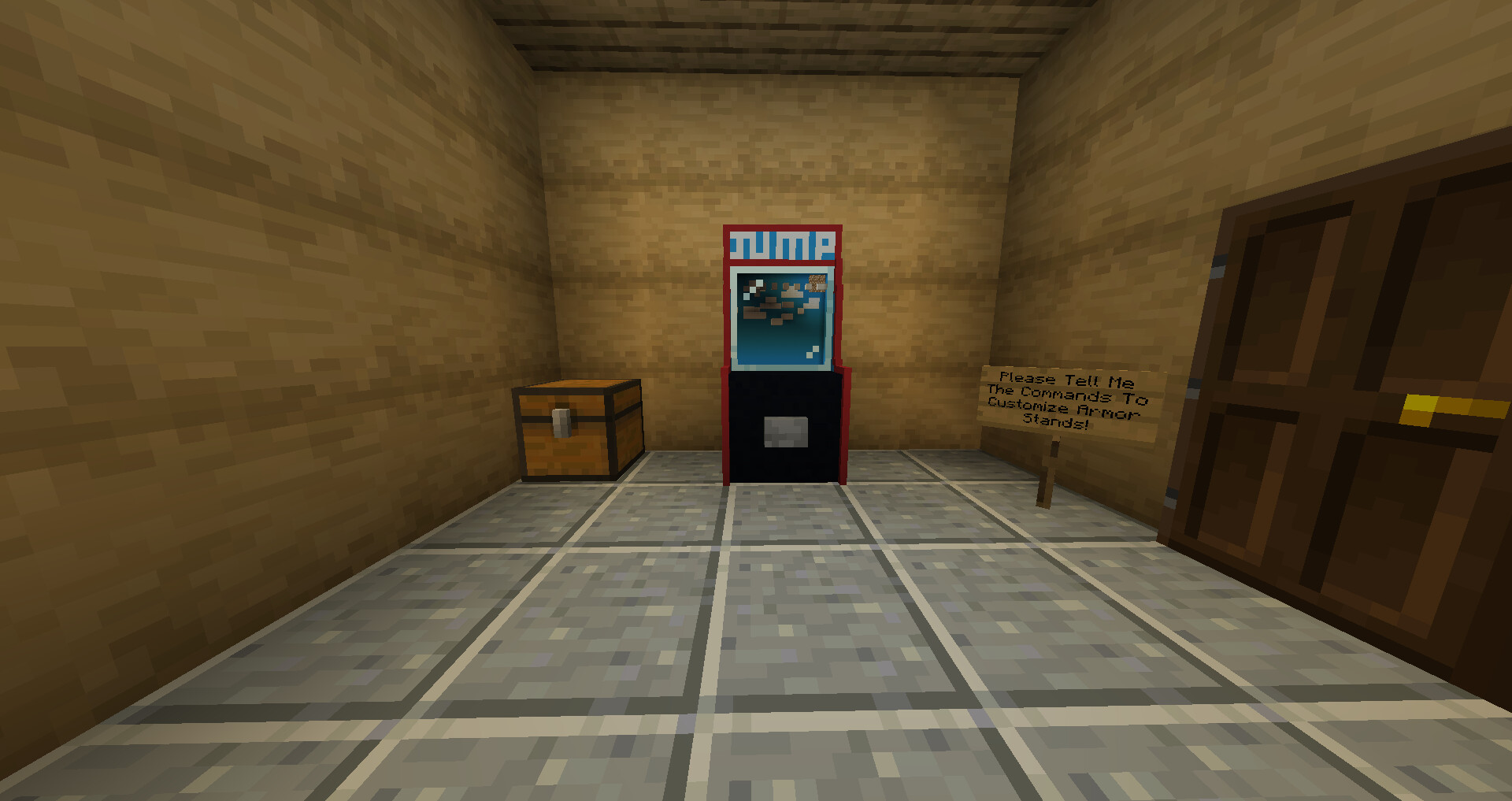 The Non-Euclidean Wacky House Minecraft Map