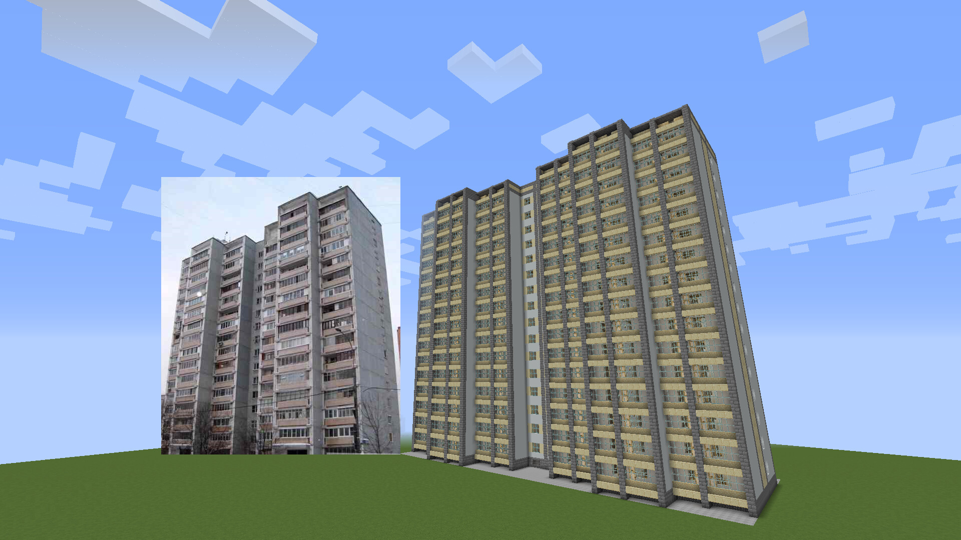 Panel house series I 522 A Minecraft Map