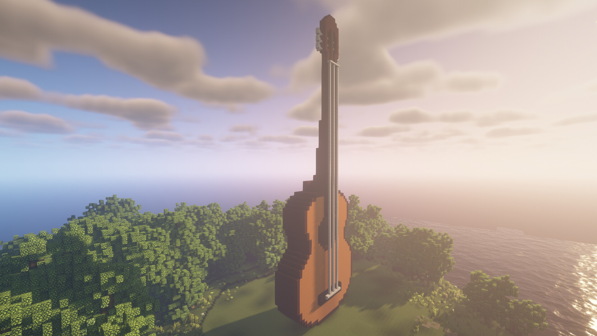 minecraft guitar house Minecraft Map
