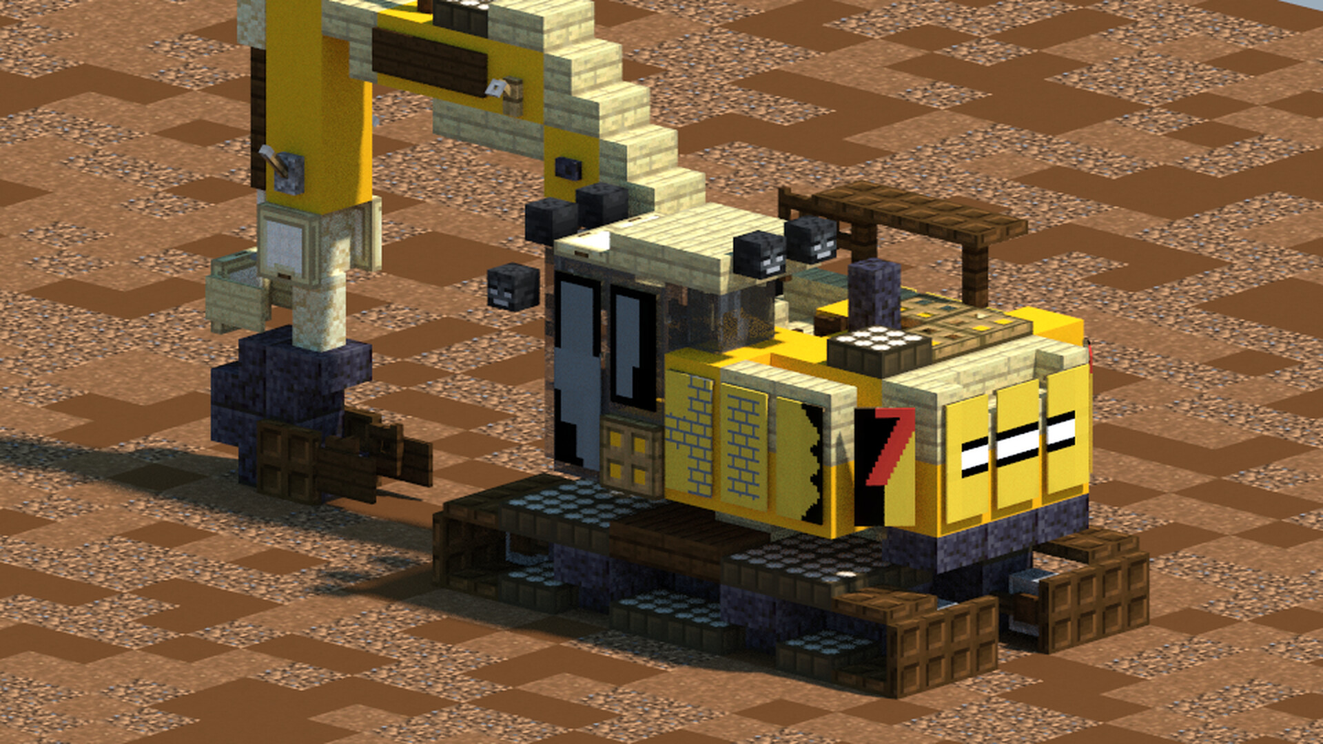 JCB 150x, Excavator [With Download] Minecraft Map