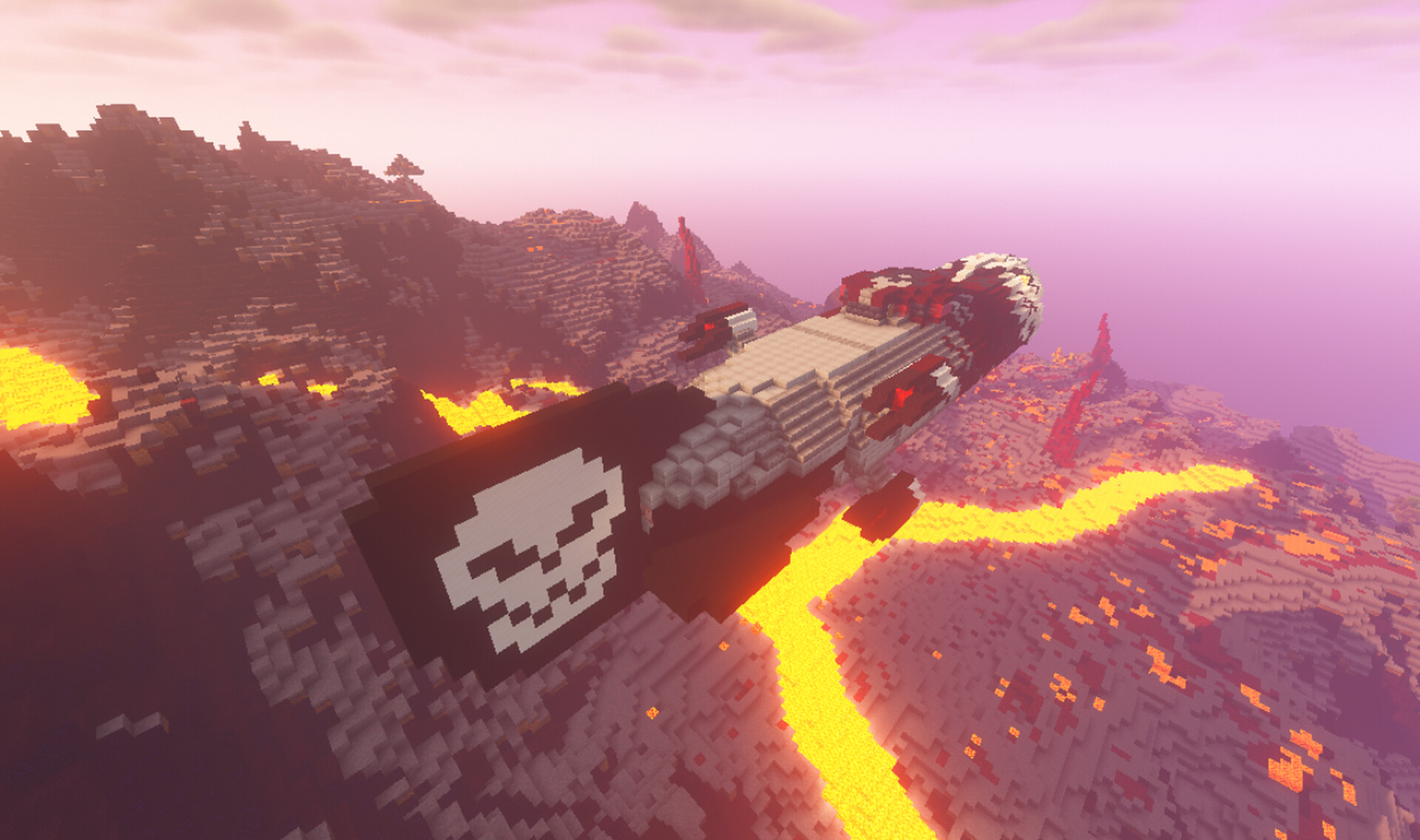 The Crimson Gale ( Artillery Ship | Pirate | Movecraft Compatible ...