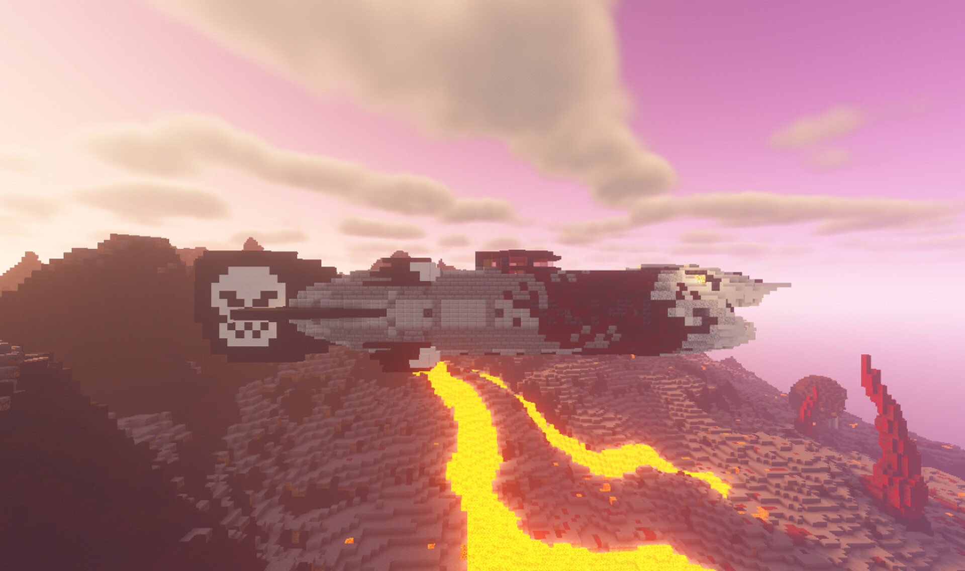 The Crimson Gale ( Artillery Ship | Pirate | Movecraft Compatible ...
