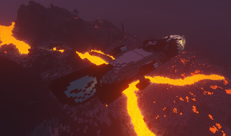 The Crimson Gale ( Artillery Ship | Pirate | Movecraft Compatible ...