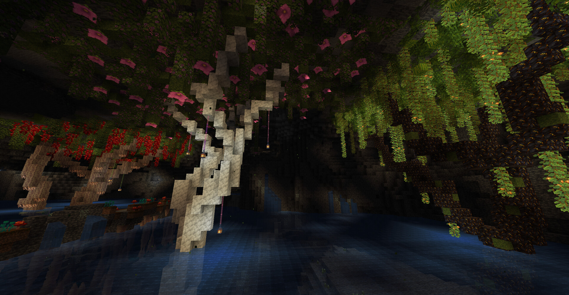 Funtazer's SNAPSHOT Cave Garden 1.17 Update | Minecraft Creative Build ...