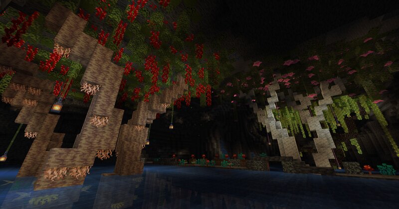 Funtazer's SNAPSHOT Cave Garden 1.17 Update | Minecraft Creative Build ...