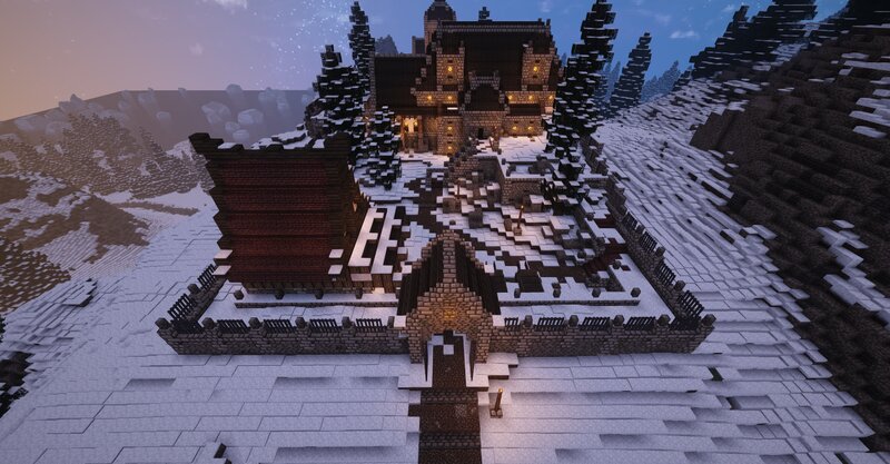 Thalmor Embassy (Skyrim TES) Minecraft Map